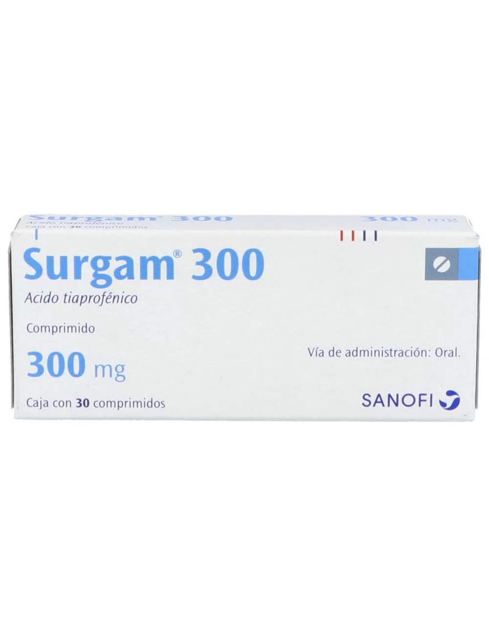 ACIDO TIAPROFENICO 300MG (SURGAM) C/30 COMPRIMIDOS | Grupo Martha